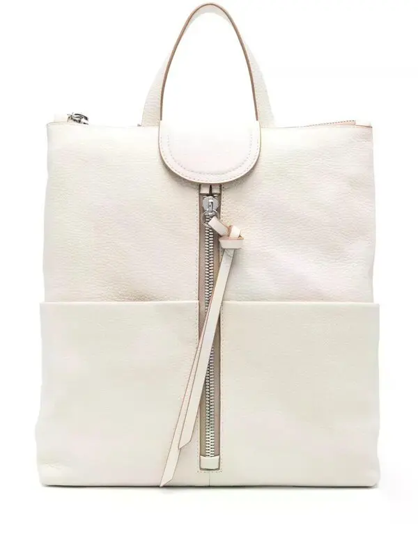 GIANNI CHIARINI Leather Backpack - White