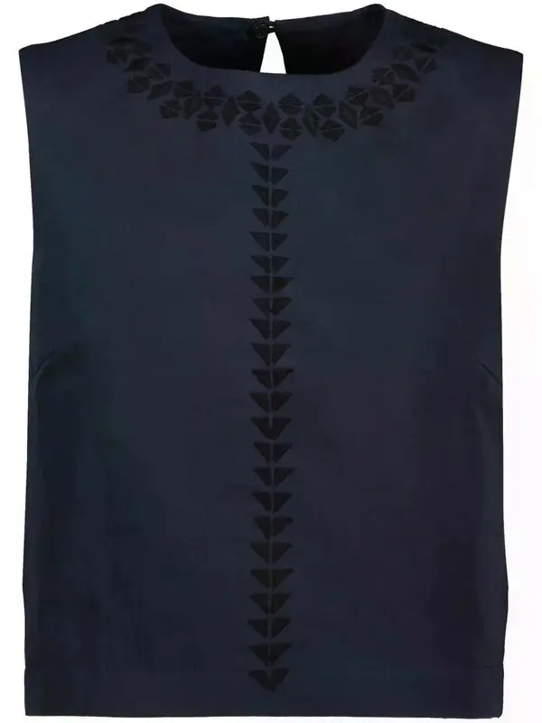 YVES SALOMON Embroidered Top