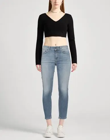 DONDUP Skinny Jeans In Medium Wash Denim - Blue