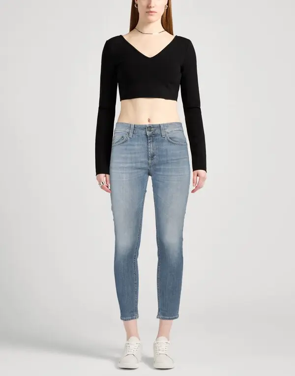 DONDUP Skinny Jeans In Medium Wash Denim - Blue