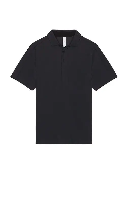 RHONE Regatta Pique Polo In . Also - Black