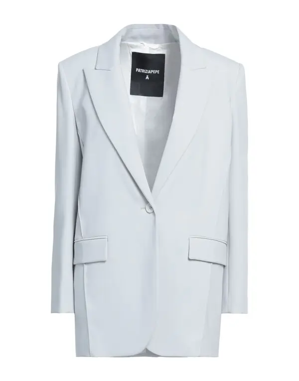 Patrizia Pepe Single-breasted Blazer - Grey