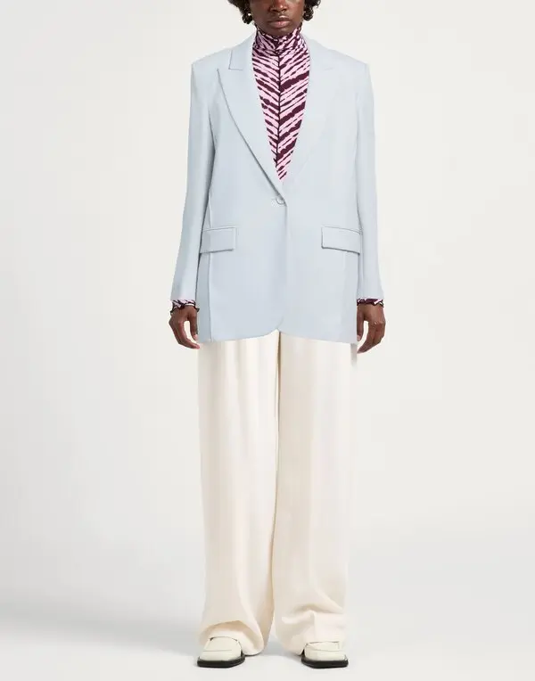 Patrizia Pepe Single-breasted Blazer - Grey