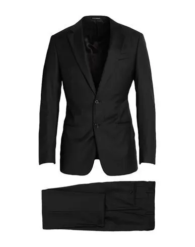 Emporio Armani G Line Suit Size Virgin Wool - Black