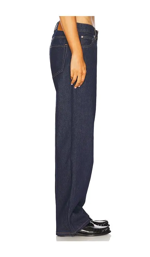 EB DENIM Low Rise Baggy Jeans - Blue