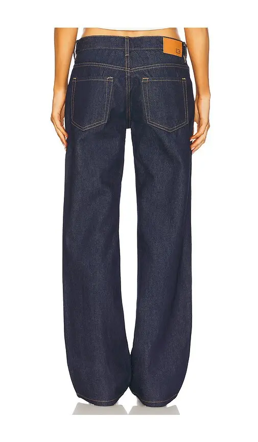 EB DENIM Low Rise Baggy Jeans - Blue