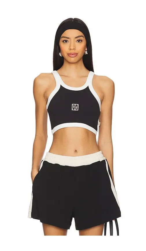 ARAMINTA JAMES Monogram Cropped Tank