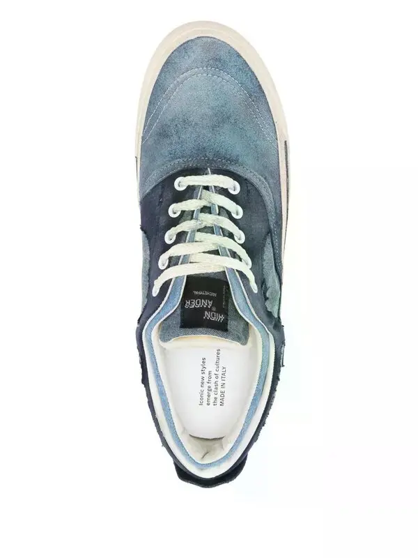 HIDNANDER Denim Low Top Sneakers