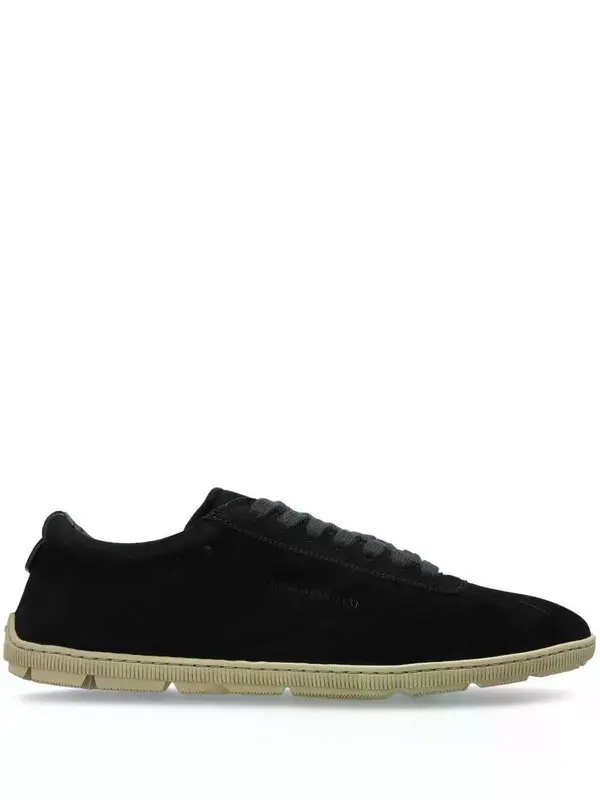 Giorgio Armani Suede Sneakers - Black