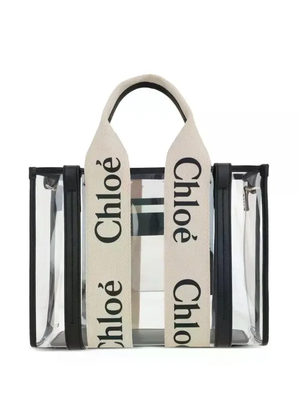 Chloé Small Woody Tote Bag - White