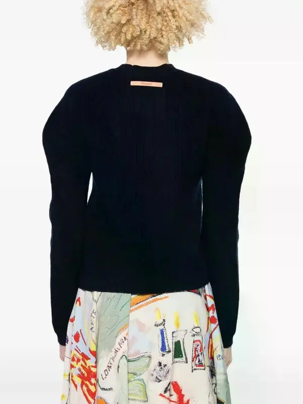 JW Anderson Puff-sleeve Sweater - Blue