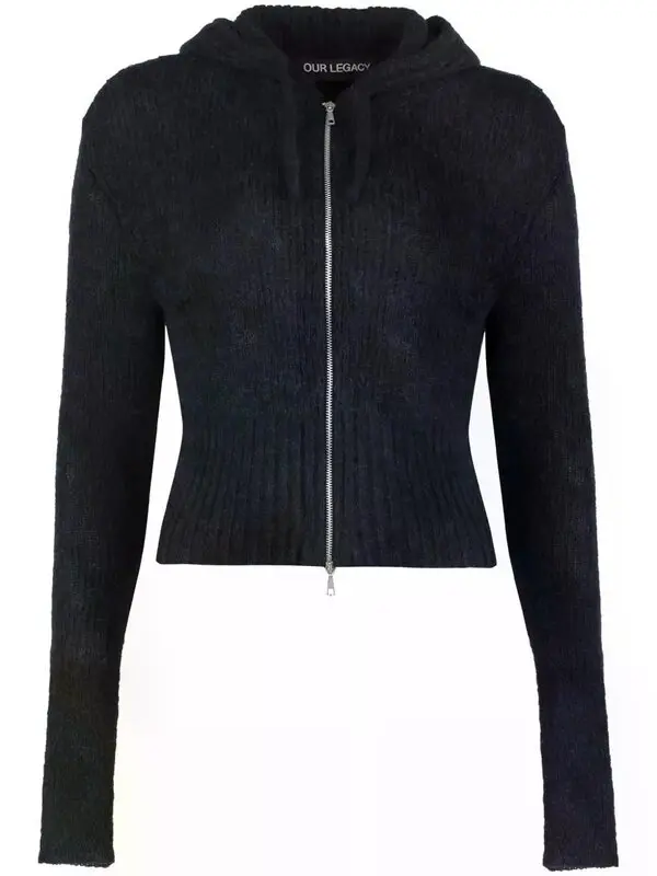 Our Legacy Knitted Hoodie - Black