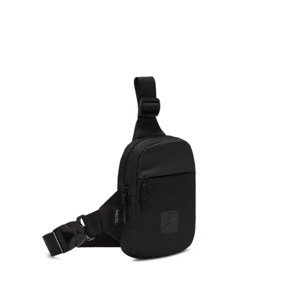 JORDAN Logo Embossed Hip Bag - Black