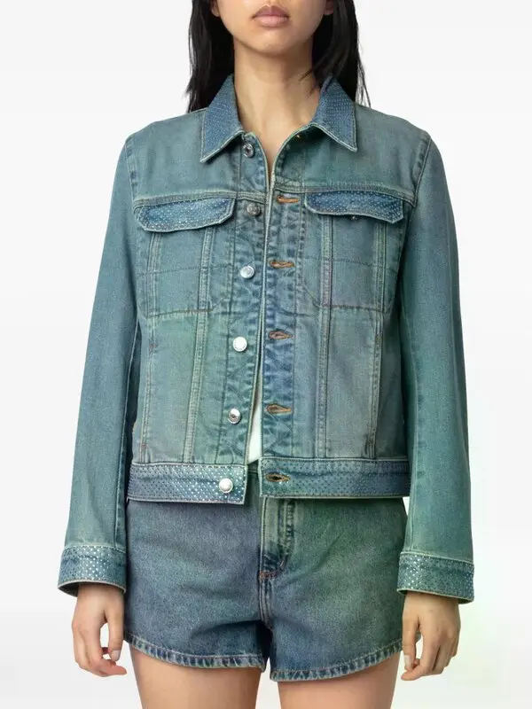 Zadig&Voltaire Kioky Denim Jacket - Blue