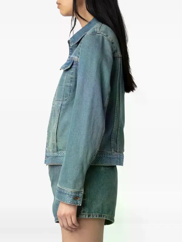 Zadig&Voltaire Kioky Denim Jacket - Blue