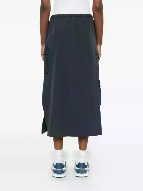 Herno Drawstring Midi Skirt