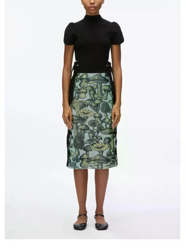 3.1 Phillip Lim Embroidery Midi Skirt