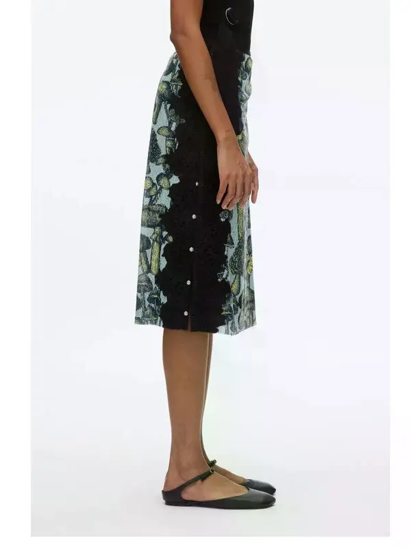 3.1 Phillip Lim Embroidery Midi Skirt