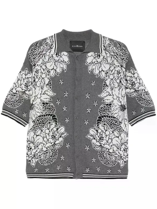 John Richmond Floral-pattern Shirt
