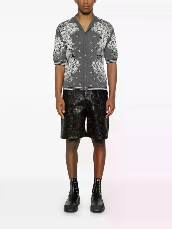 John Richmond Floral-pattern Shirt