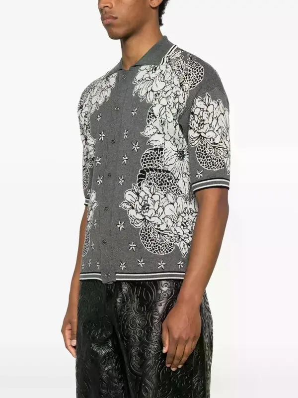 John Richmond Floral-pattern Shirt
