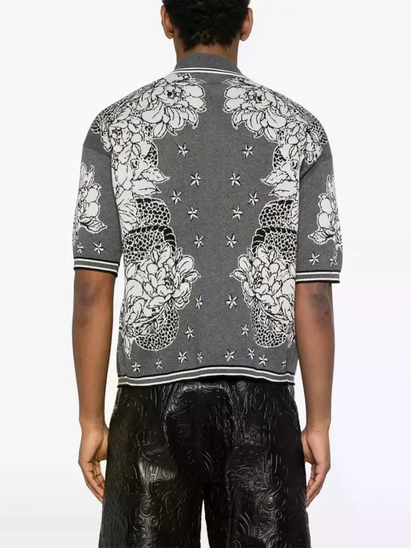 John Richmond Floral-pattern Shirt