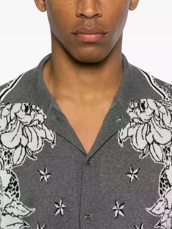 John Richmond Floral-pattern Shirt