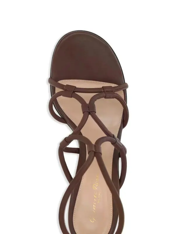GIANVITO ROSSI Multi-strap Sandals - Brown