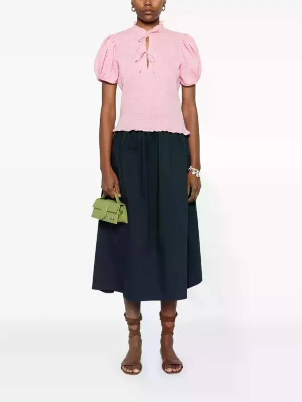 GRAN SASSO A-line Midi Skirt