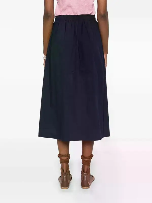 GRAN SASSO A-line Midi Skirt
