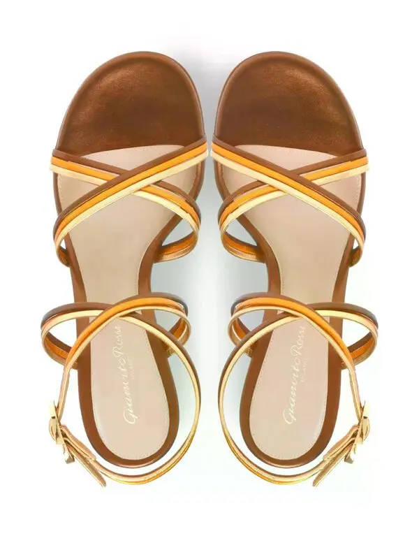 GIANVITO ROSSI 85mm Calissa Sandals - Brown