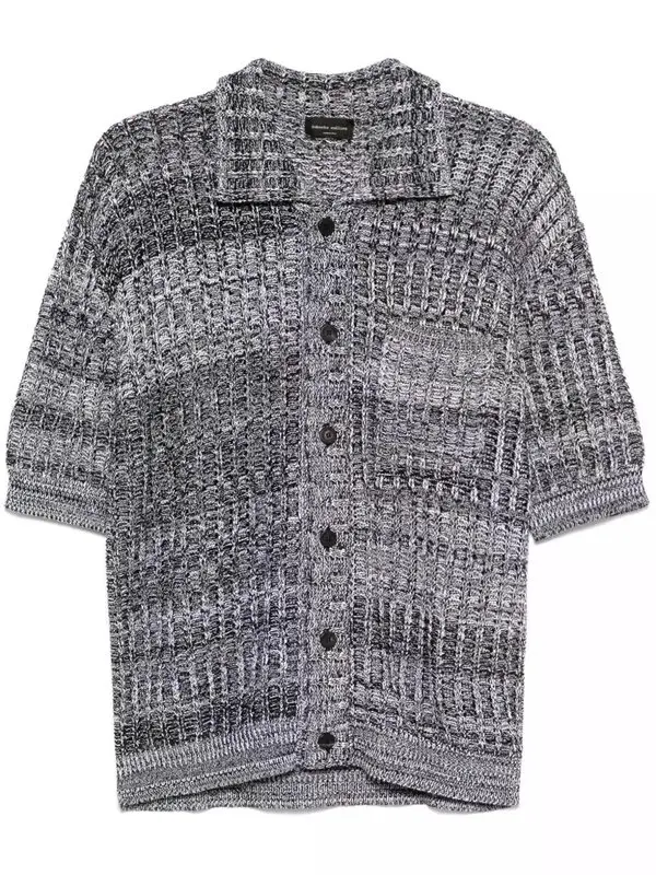 ROBERTO COLLINA Open-knit Shirt