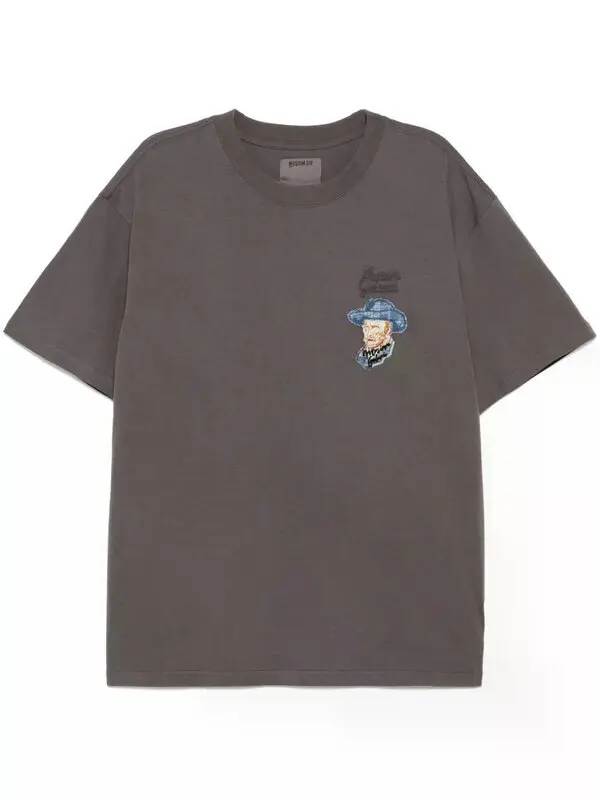 MUSIUM DIV. Logo-embroidered T-shirt