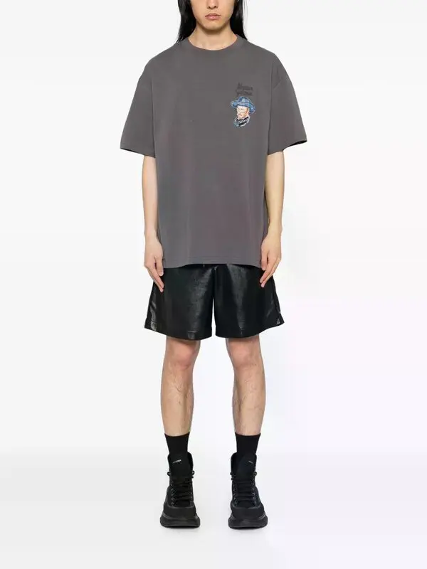 MUSIUM DIV. Logo-embroidered T-shirt