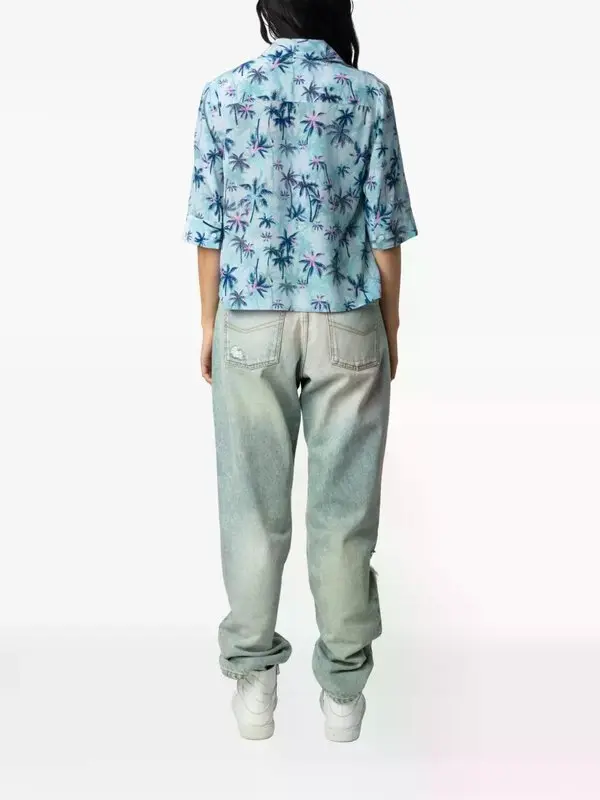Zadig&Voltaire Telmos Graphic Print Shirt
