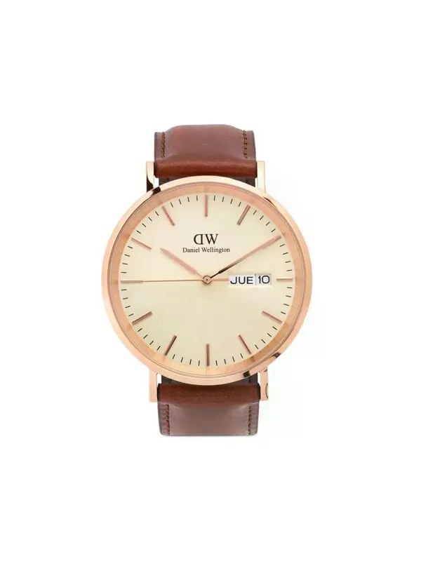 DANIEL WELLINGTON 40mm Strap Watch - Yellow