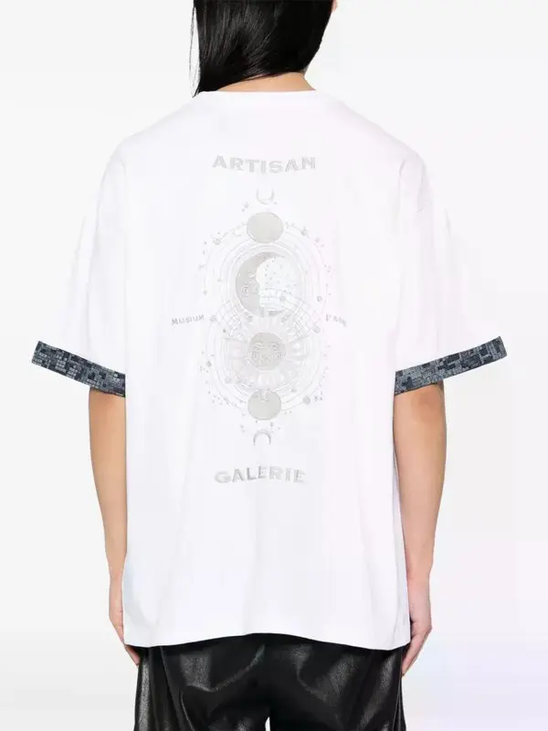 MUSIUM DIV. Embroidered T-shirt