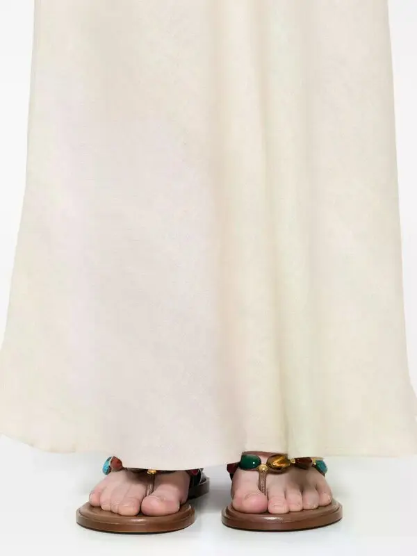 TWINSET Linen Maxi Skirt