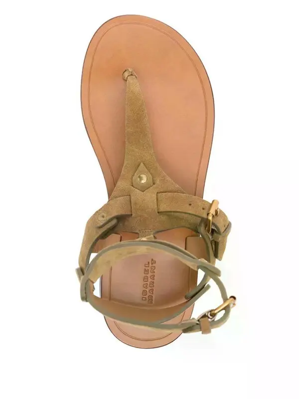 Isabel Marant Étoile Eveen Suede Sandals - Brown