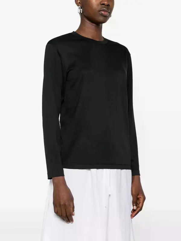 Comme Des Garçons Logo-print T-shirt - Black