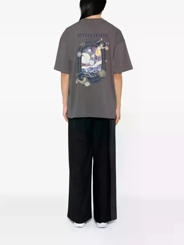MUSIUM DIV. Graphic-print T-shirt - Grey
