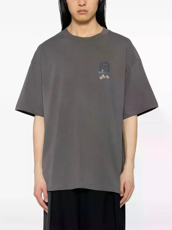 MUSIUM DIV. Graphic-print T-shirt - Grey