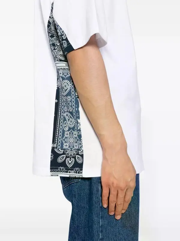 MUSIUM DIV. Printed Outseam Panelled T-shirt