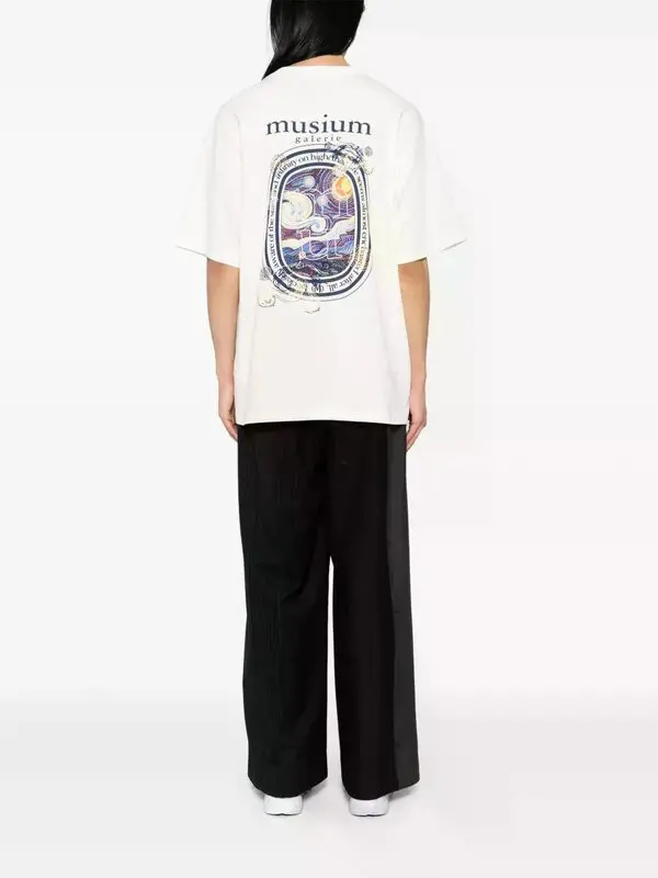 MUSIUM DIV. Graphic-print T-shirt - Neutrals
