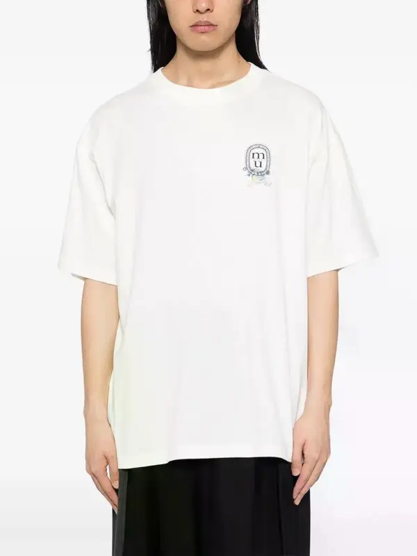 MUSIUM DIV. Graphic-print T-shirt - Neutrals