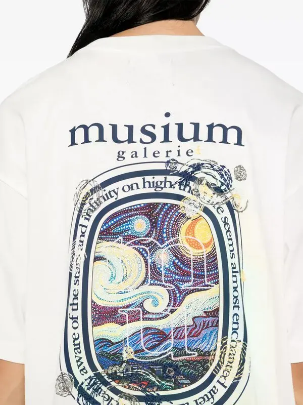 MUSIUM DIV. Graphic-print T-shirt - Neutrals