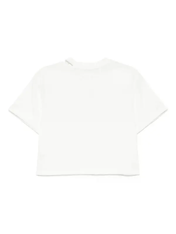 Izzue Logo-embroidered T-shirt - White