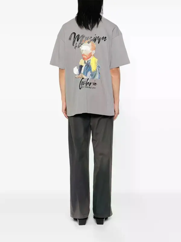 MUSIUM DIV. Logo-print T-shirt - Grey