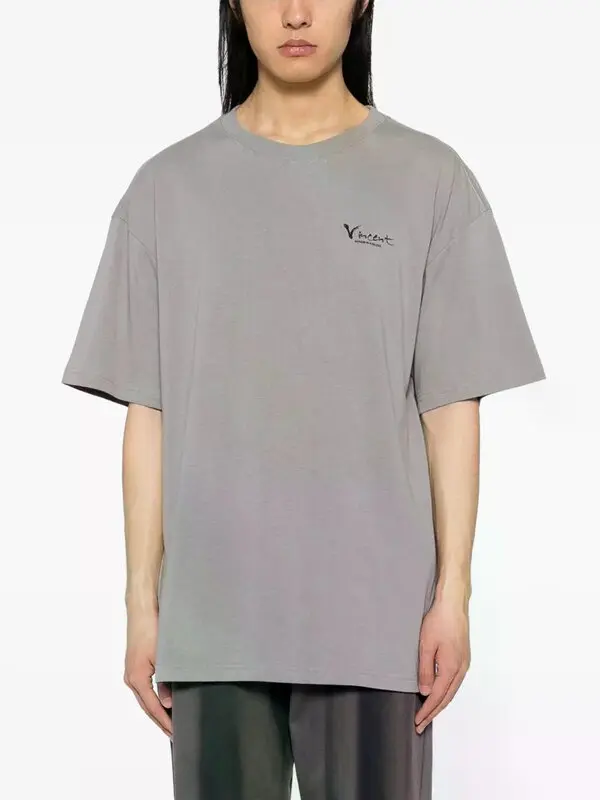 MUSIUM DIV. Logo-print T-shirt - Grey