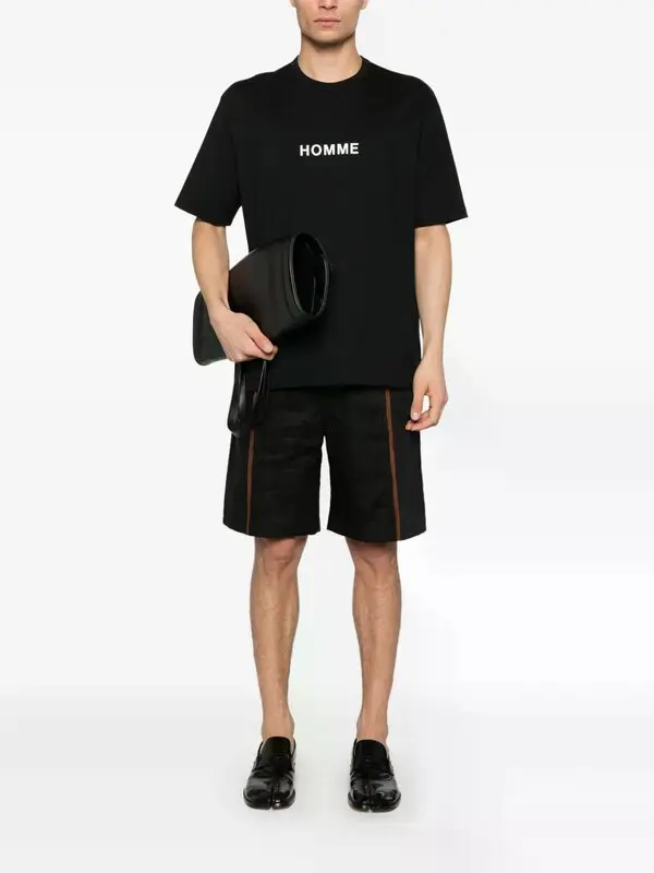 Comme Des Garçons Logo-print T-shirt - Black